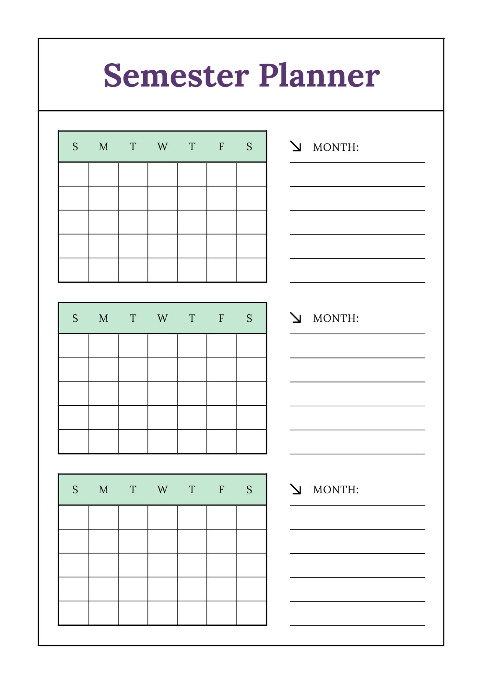 Printable Modern Grade Tracker | Homeschool Gradebook | Student Grading ...