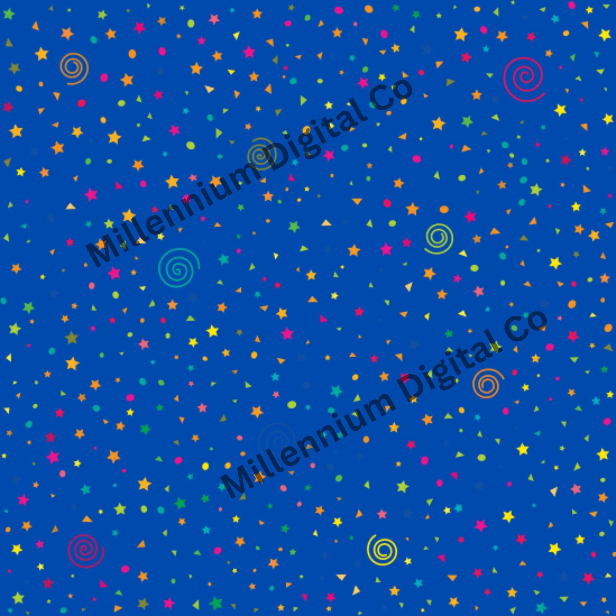 Unique Confetti Digital Paper Patterns Digital Scrapbook - Etsy