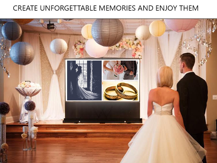 Wedding Slideshow Powerpoint Template, Instant Download Editable ...