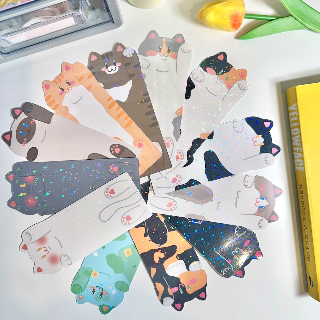 Cute Cat-shaped Bookmark | Animal Bookmark | Handmade | Catlovers ...
