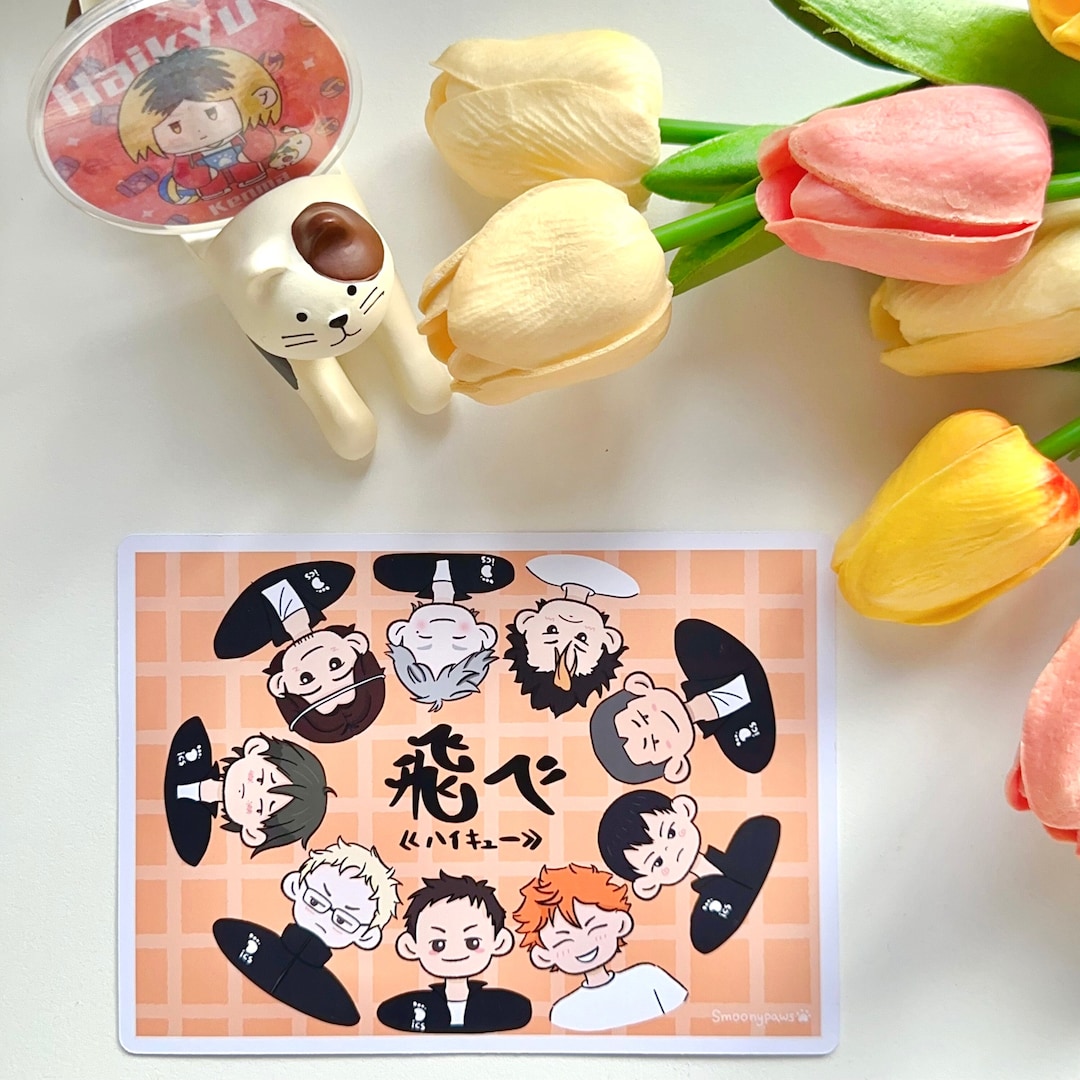 Cute Fan Art Print - Haikyuu | Cute Wall Decoration, Desktop Decoration ...