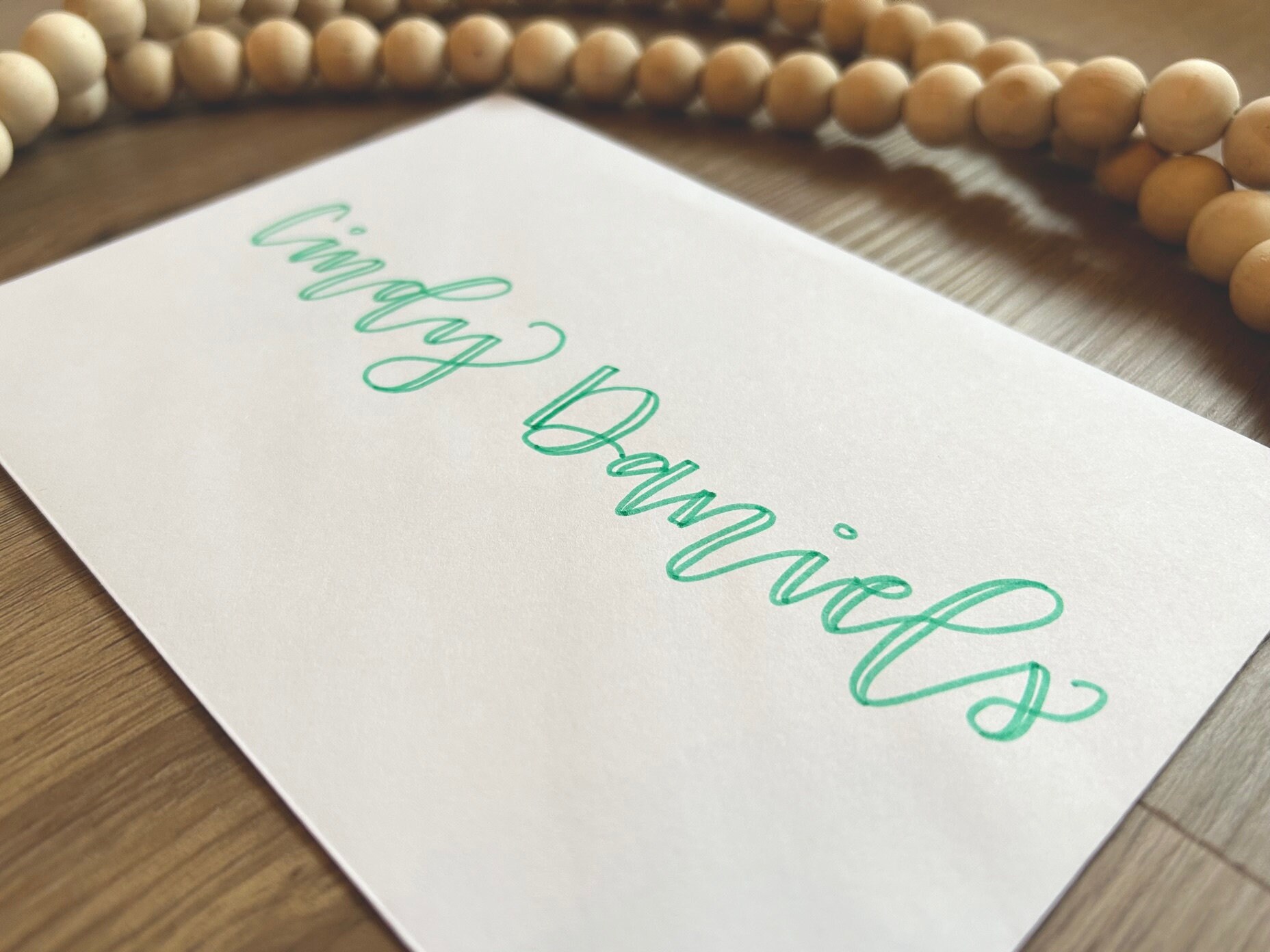 Open Script Hand Lettered Envelope / Calligraphy Envelope / - Etsy