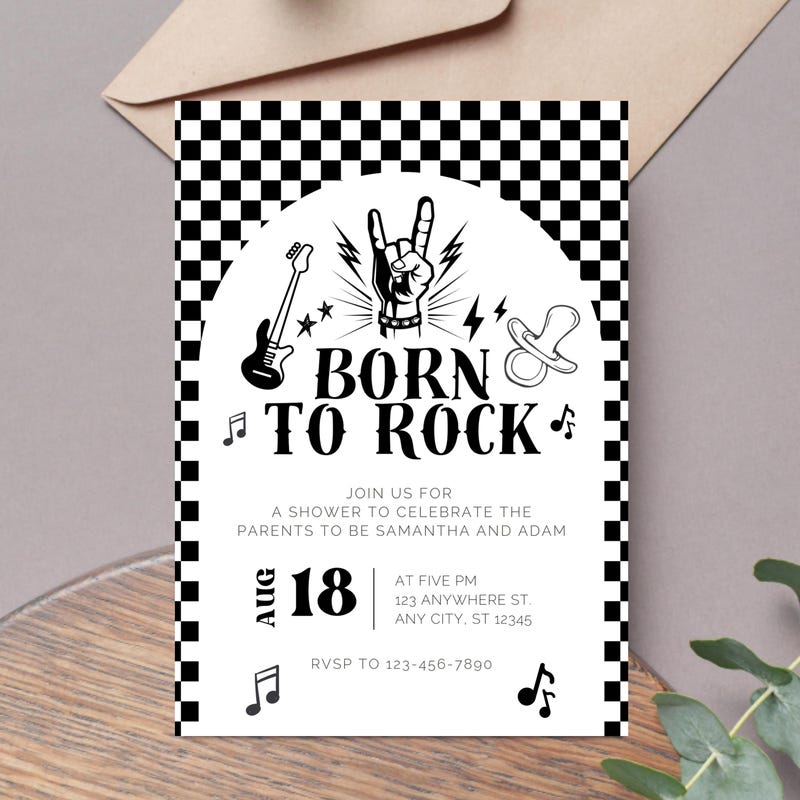 Punk Baby Shower Decor - Etsy