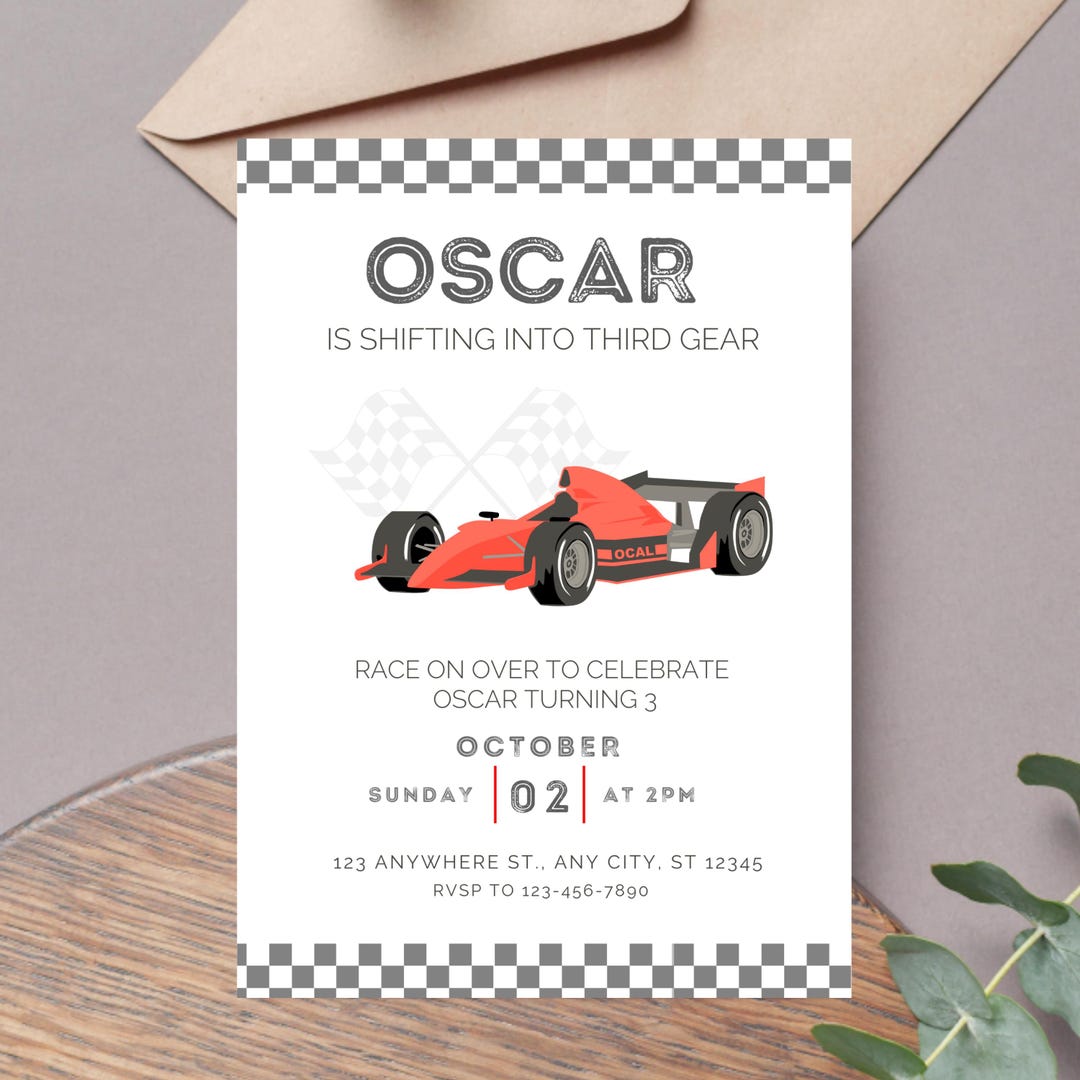 Editable Modern Racing / Car / Shifting Into Third Gear 3rd Theme ...