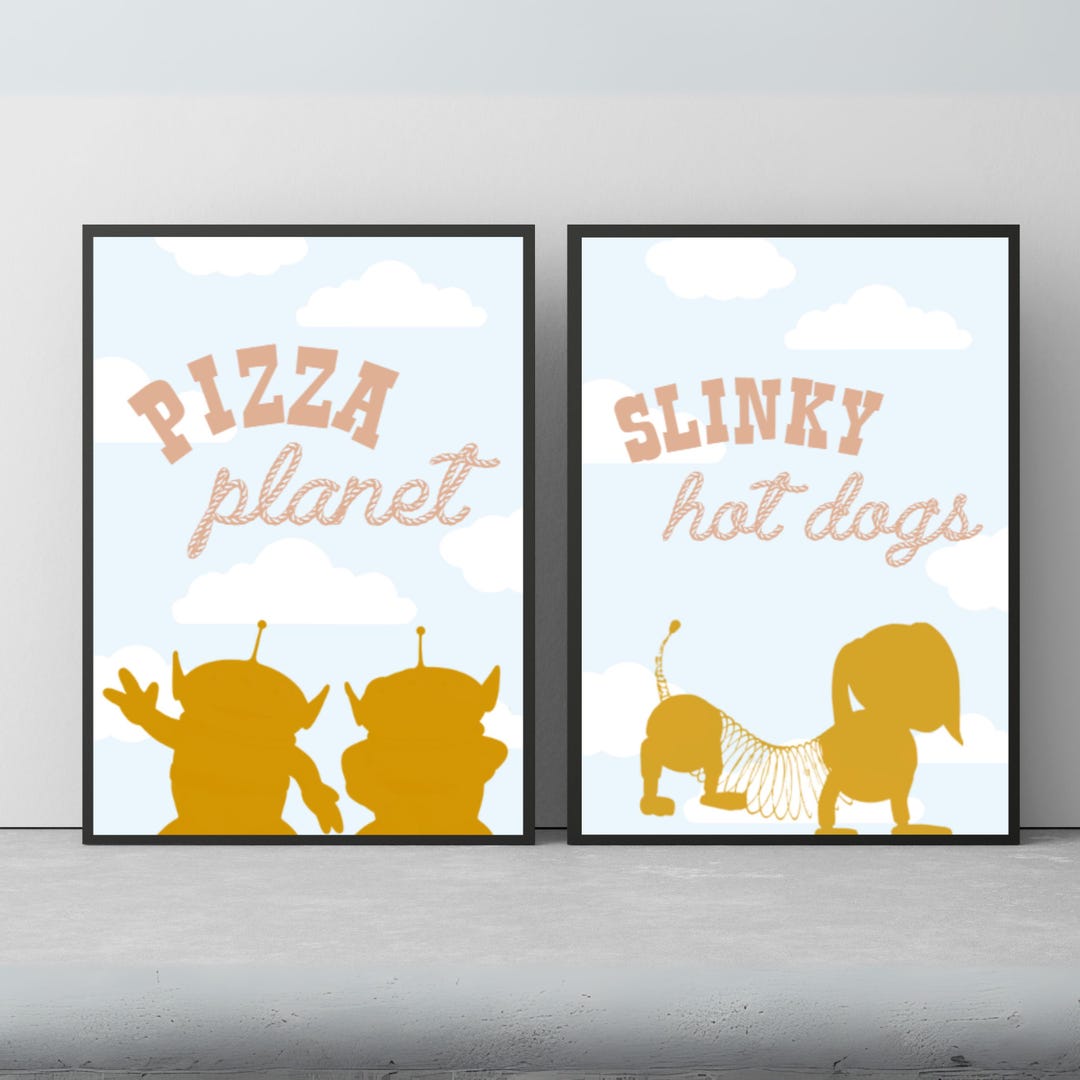 Toy Story Party Sign Template | Editable Birthday Theme | Food Drink ...