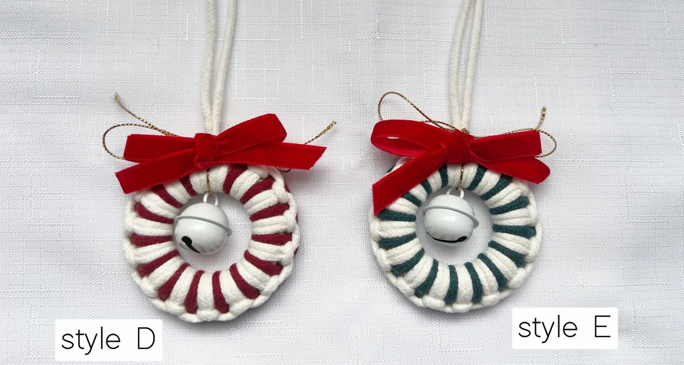 Macrame Ornament Set, Personalized Christmas Ornament, Ornament Gift ...