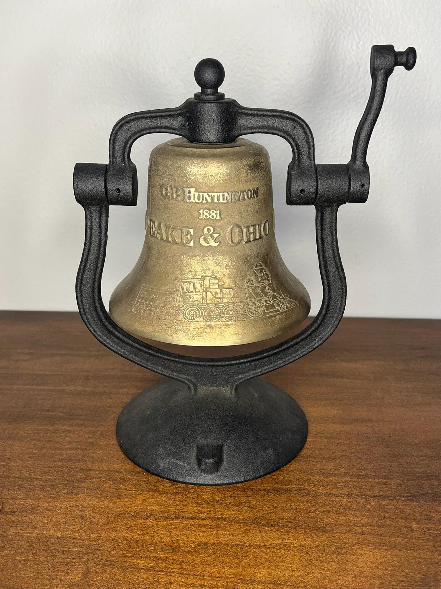 1981 Commemorative Railroad Bell by Artis Orbis West Germany, C.P ...