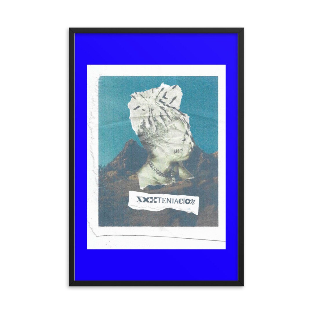 Pop Art Xxxtentacion Framed Art Etsy