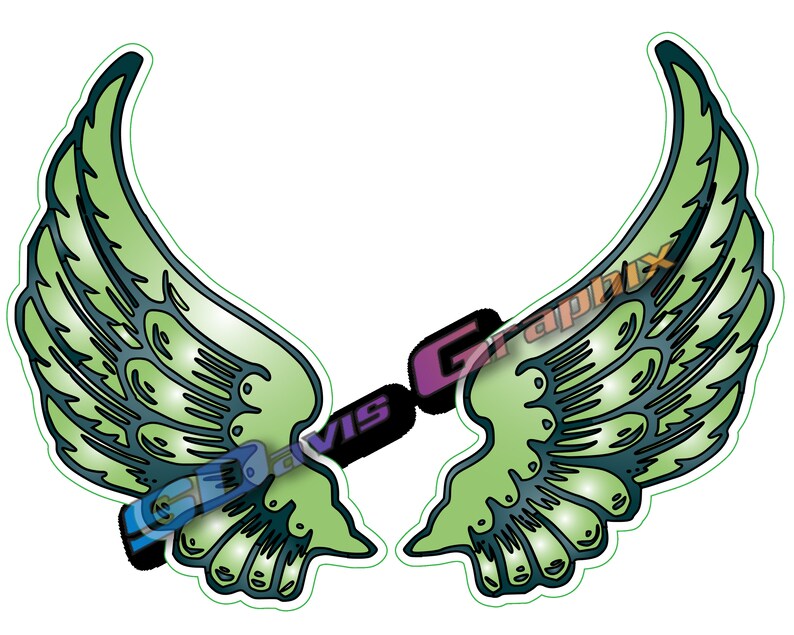 Angel Wings Stickers - SVG-PNG Stickers/sticker Sheets - Angel Wings in ...