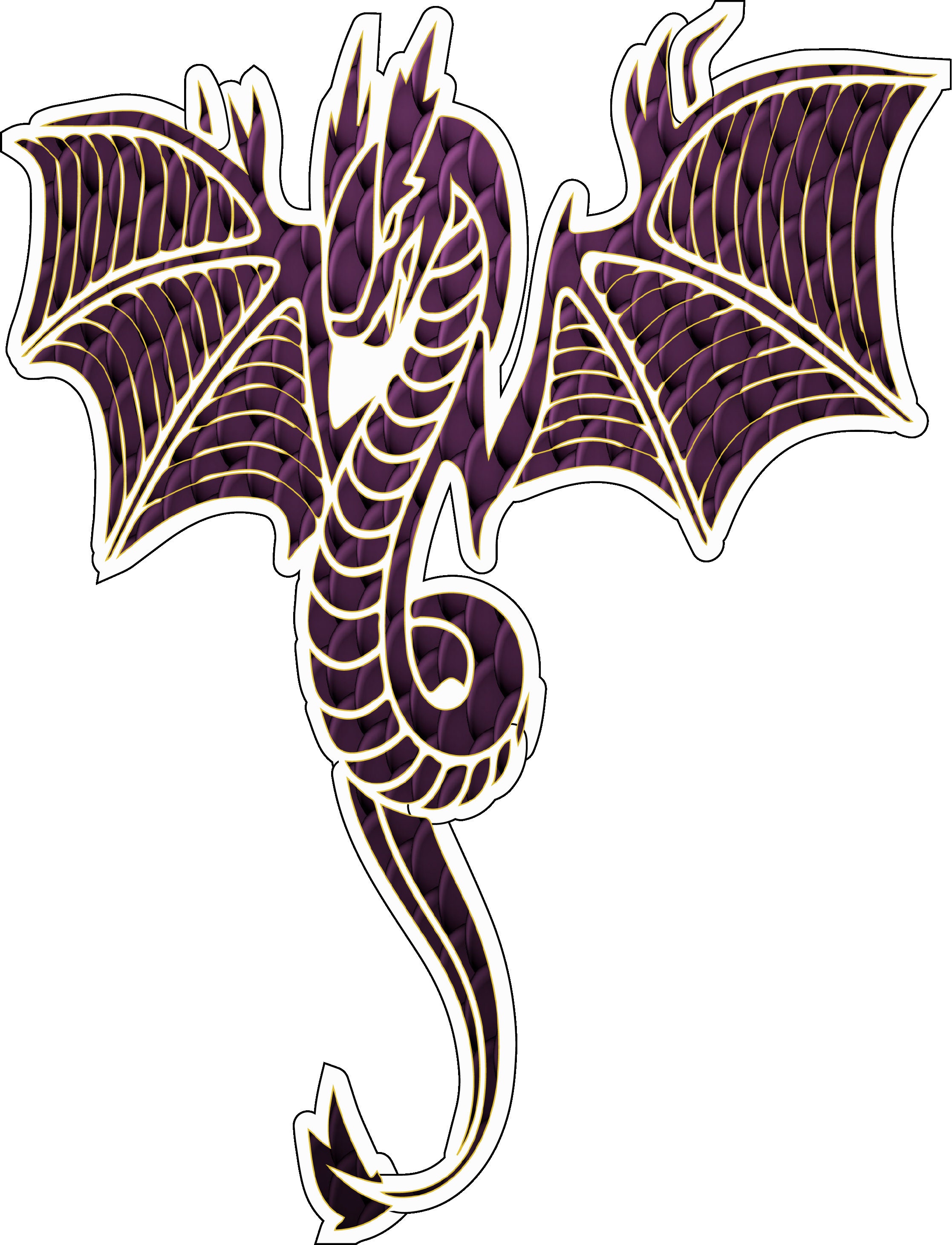 Dragon Sticker Files Sticker SVG/PNG Files Set of 10 - Etsy