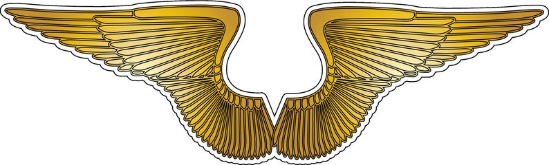 Wings Stickers - SVG-PNG Stickers/cut Files - Angel Wings in 10 ...