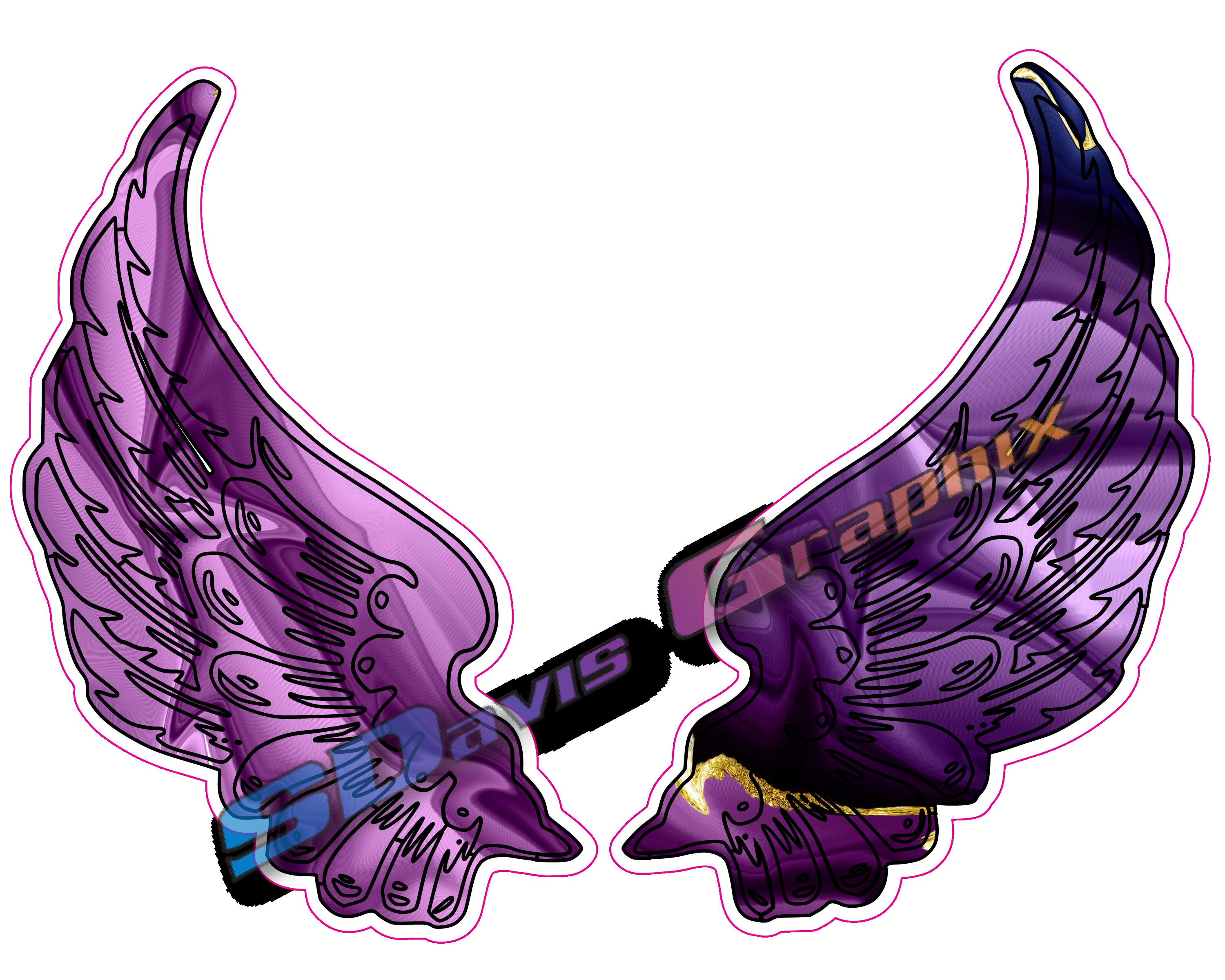 Angel Wings Stickers - SVG-PNG Stickers/sticker Sheets - Angel Wings in ...