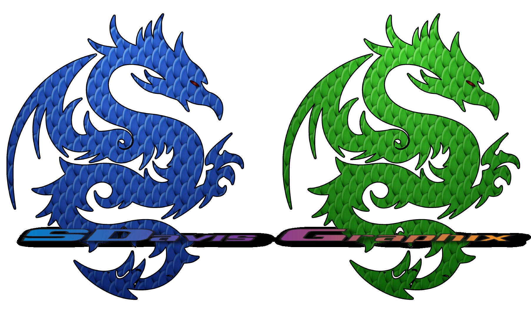 Dragon SVG-PNG Files - Set of 10 Colorful Dragons - Dragon Clipart - Etsy