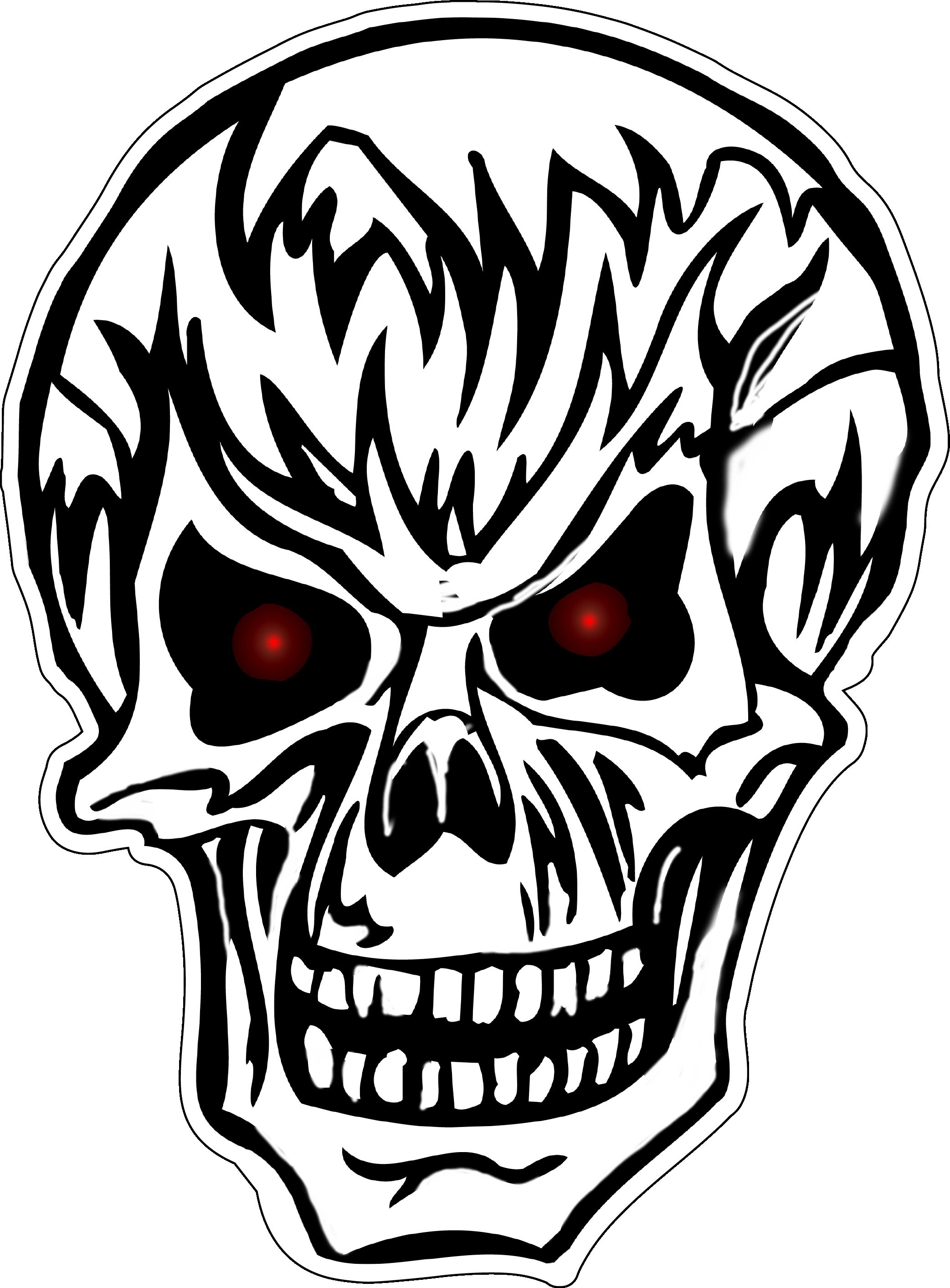 Printable Cricut Sticker Sheets 10 Skull Designs Sticker - Etsy