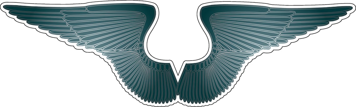 Wings Stickers SVG-PNG Stickers/cut Files Angel Wings in 10 Different ...