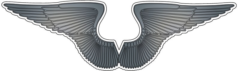 Wings Stickers SVG-PNG Stickers/cut Files Angel Wings in 10 Different ...