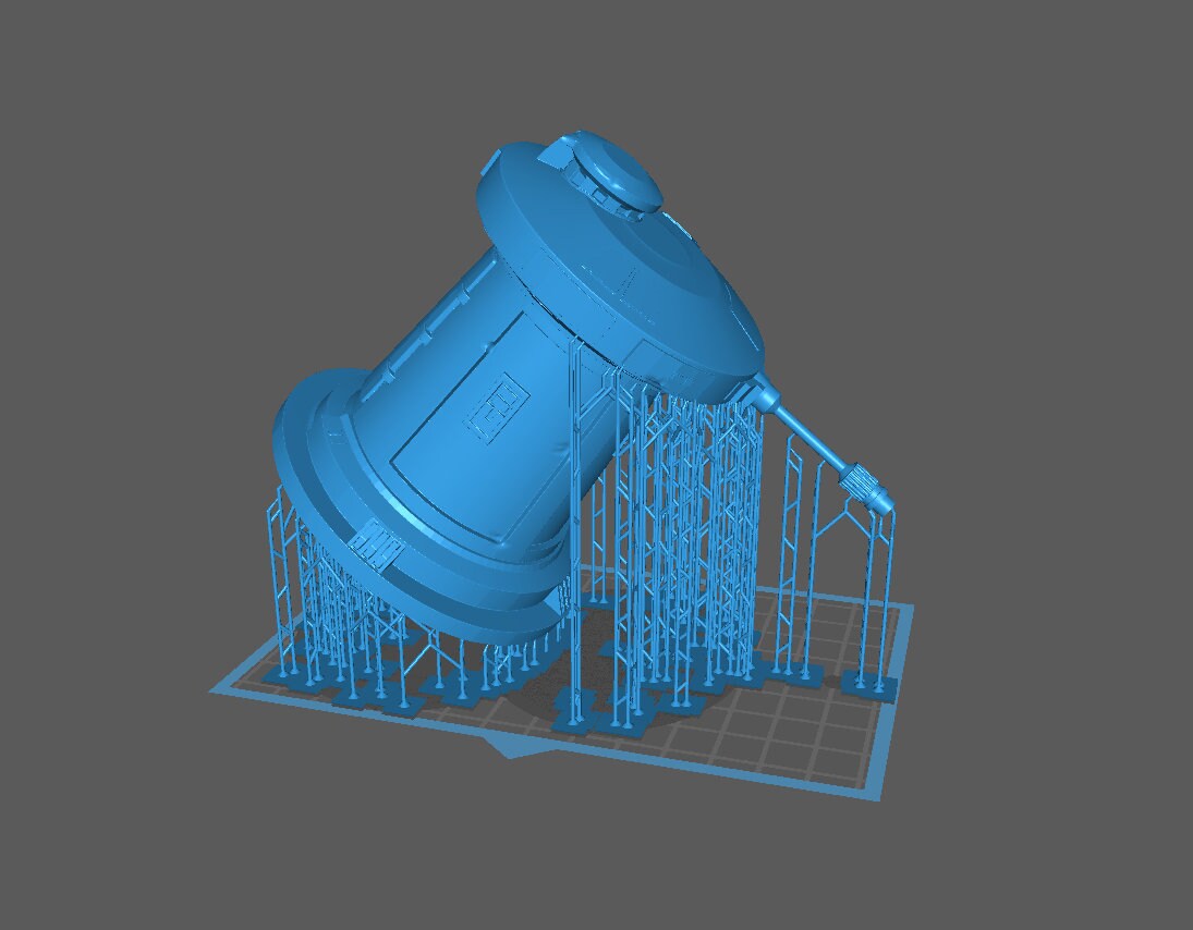Starwars LEGION TERRAIN Hoth Turret STL Fdm/sla Printer File - Etsy