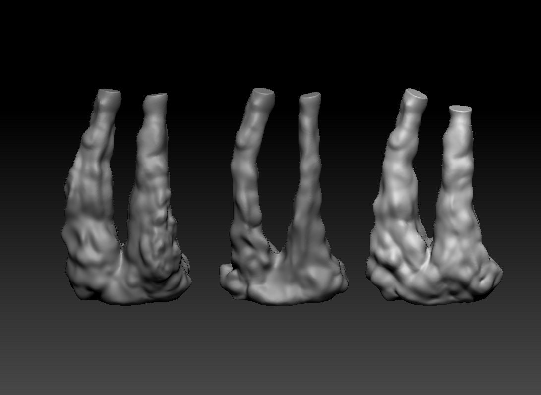 3 Pack of Star Wars: LEGION Compatible Smoke Trails STL File for ARC ...