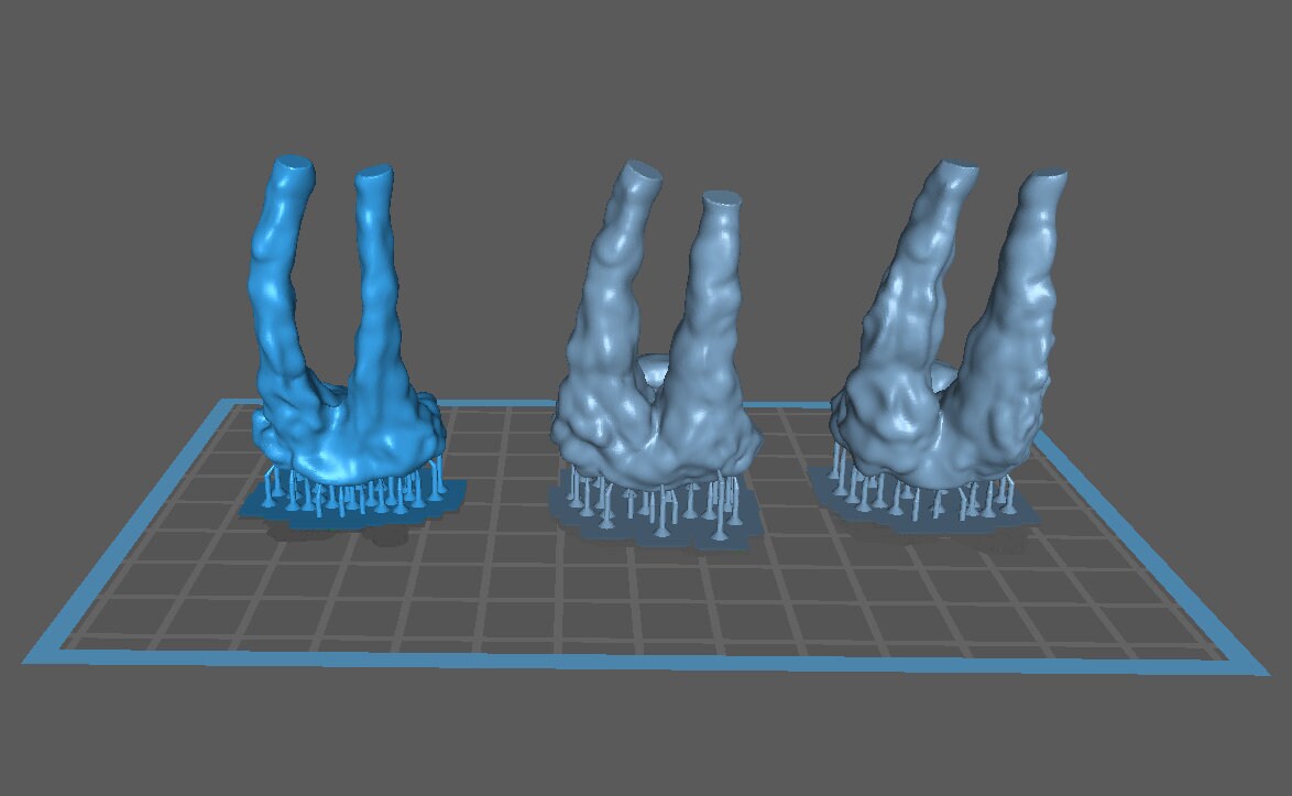 3 Pack of Star Wars: LEGION Compatible Smoke Trails STL File for ARC ...