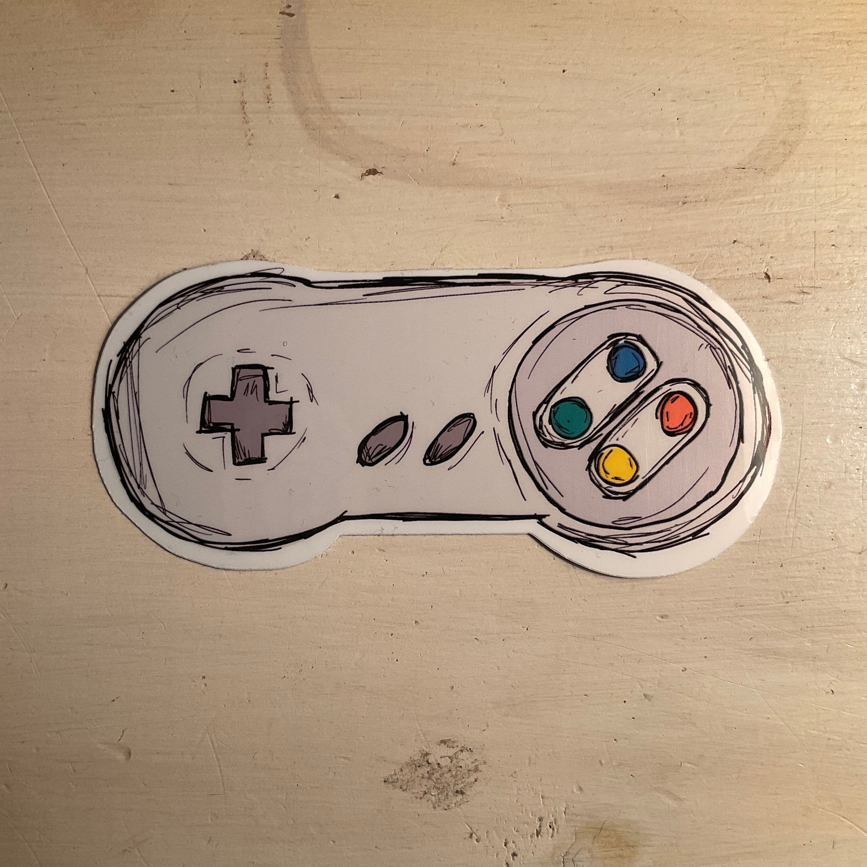 SNES Controller - Etsy