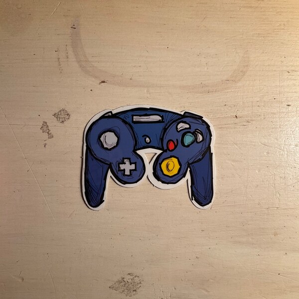 Gamecube Controller Decal Sticker - Etsy