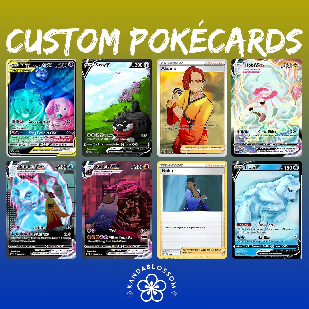 Custom Pokécards: Fakemon, Original Characters, Pets, Loved Ones, and ...
