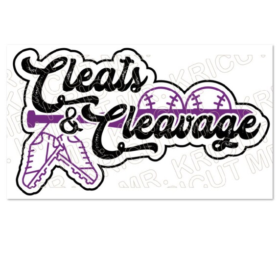 SVG Cleats & Cleavage Customizable for Cricut - Etsy