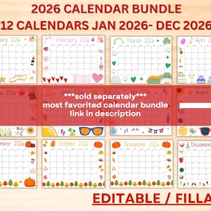 Editable October 2026 Calendar, Printable Calendar, 2026 School ...