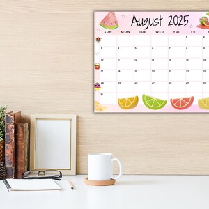 Editable August 2025 Calendar, Printable Summer Planner 2025 W ...