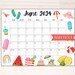 EDITABLE June 2024 Calendar, Printable Summer Calendar W/ Beach Ball ...