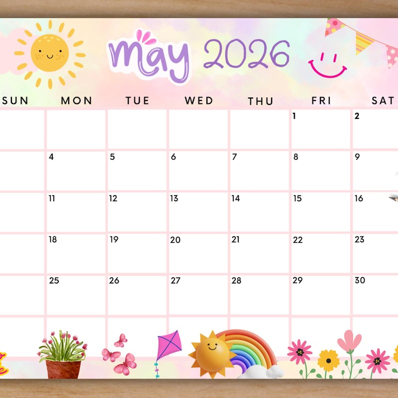 Calendar2025 May - Etsy