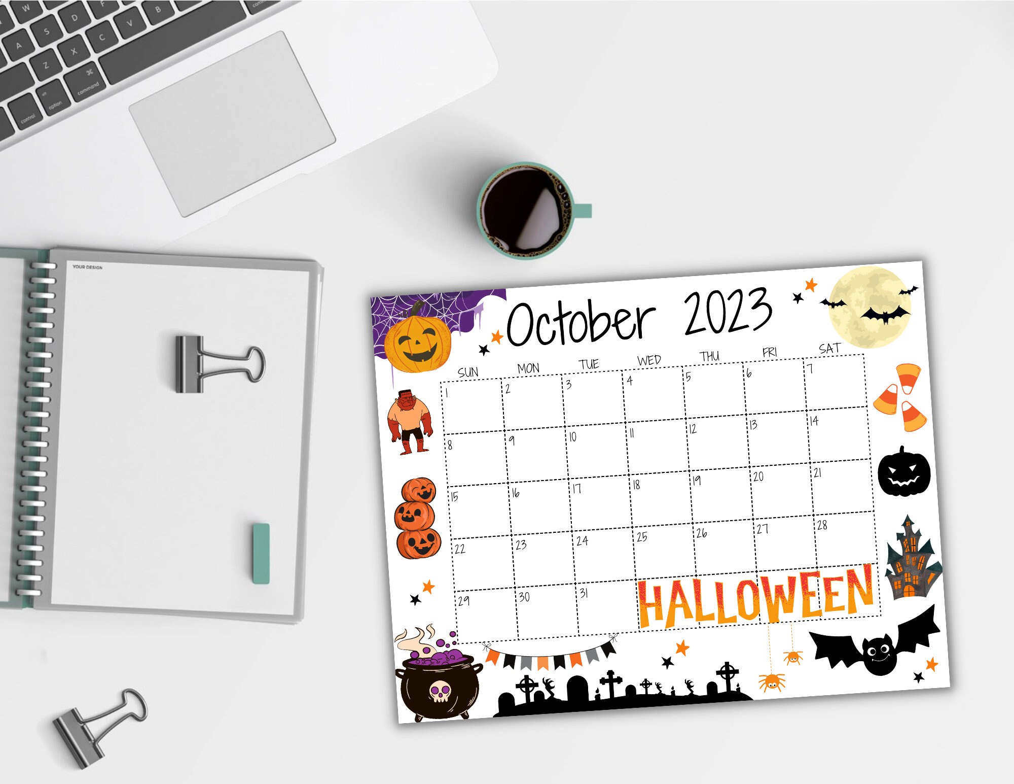 Editable October 2023 Calendar Printable Calendar 2023 Wall - Etsy ...