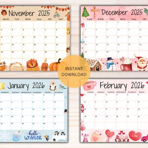 Editable School Calendar 2025-2026 From July to June- Printable ...
