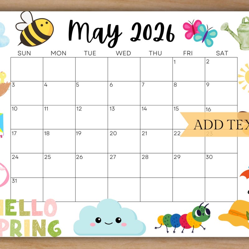 Calendar 2026 Bees - Etsy