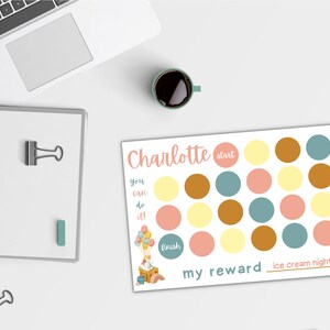 Editable Kids Unicorn Chore Chart, Girl Reward Chart, Daily Chore Chart ...