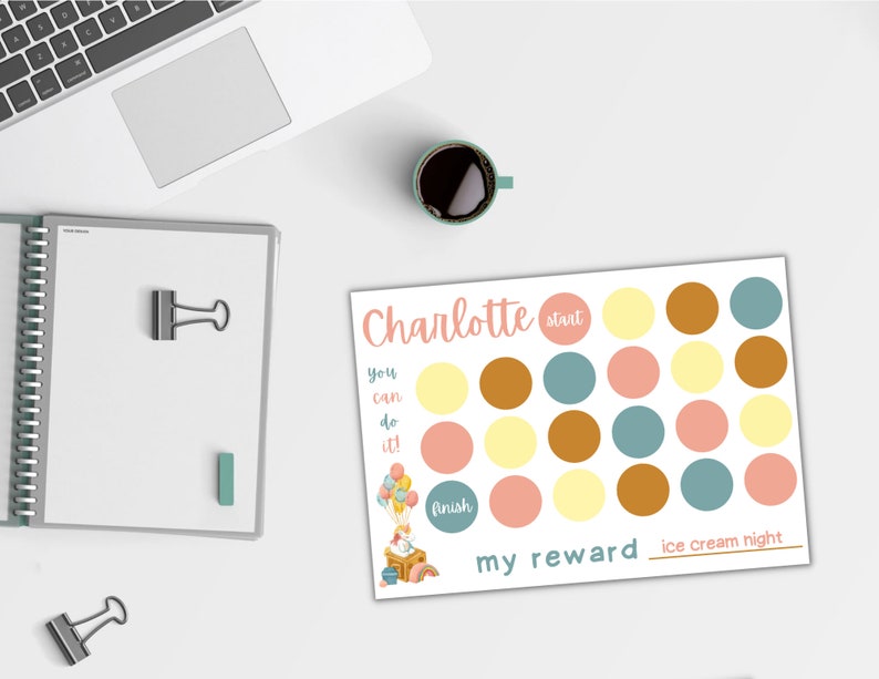 Editable Kids Unicorn Chore Chart, Girl Reward Chart, Daily Chore Chart ...