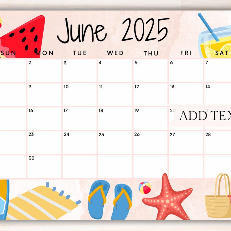 Summer 2024 Calendar - Etsy