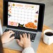 Editable October 2024 Calendar, Printable Calendar, 2024 School ...