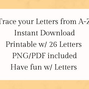 Alphabet Tracing Worksheets for W/ Yellow Letters, A-Z Learning ...