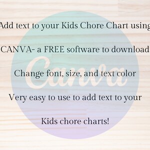 Editable Kids Chore Chart Tie Dye Colors, Kids Tie Dye Reward Chart ...