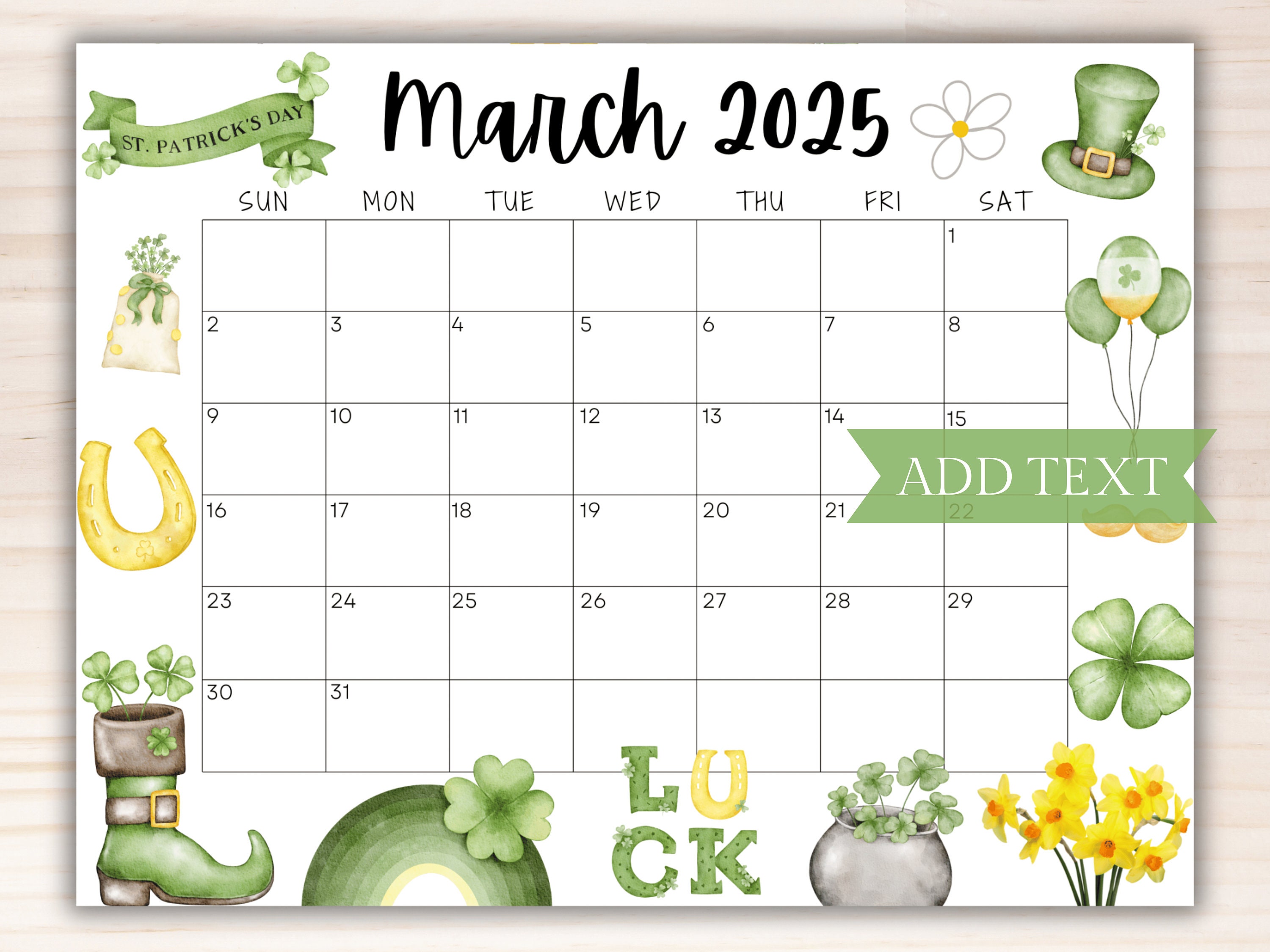 Cute March 2024 Calendar