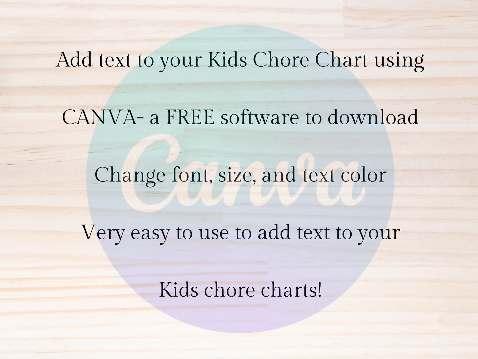 Editable Kids Tie Dye Chore Chart, Tie Dye Reward Chart, Weekly Chore ...