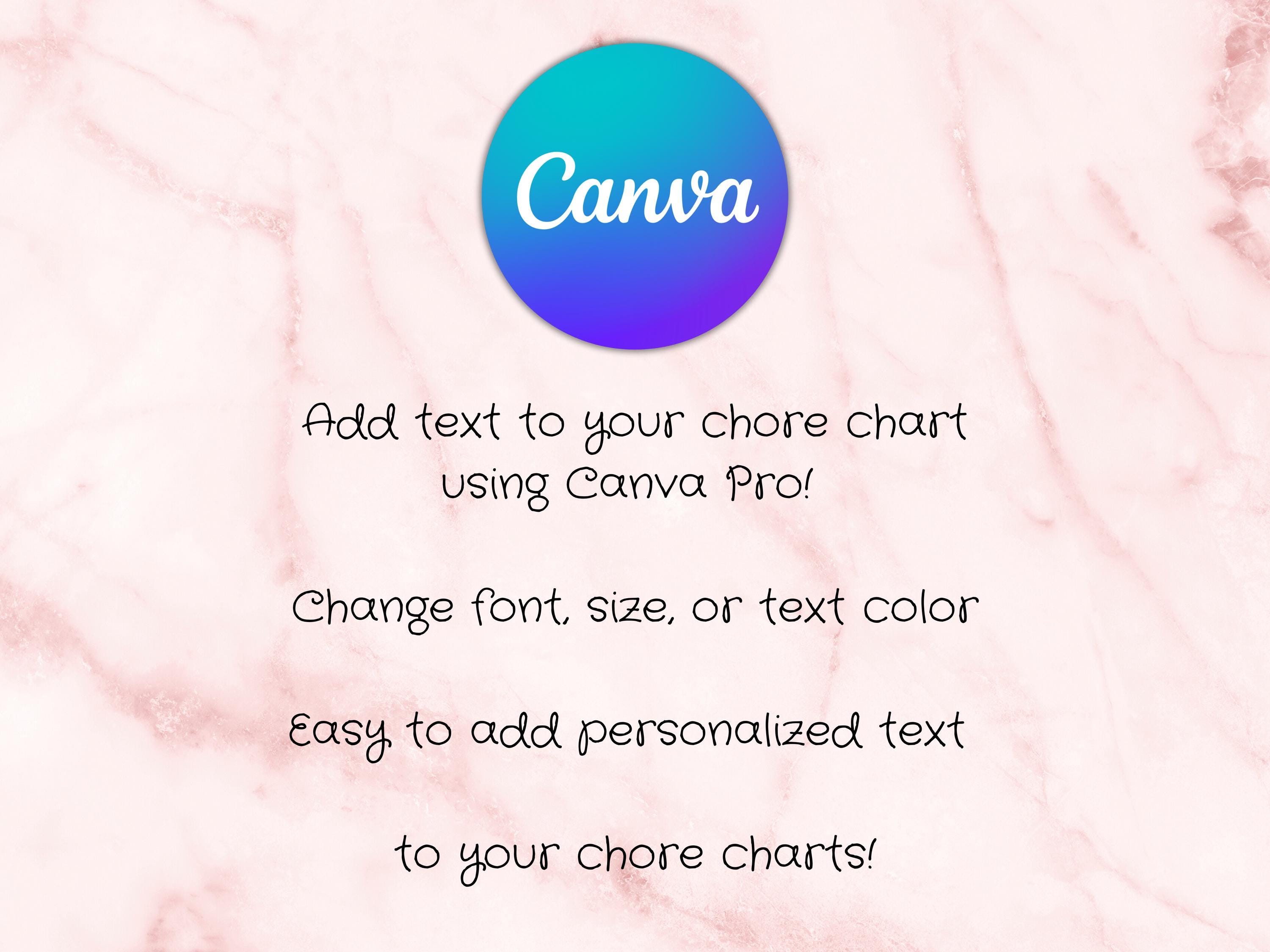 Editable Kids Chore Chart Tie Dye Colors, Kids Tie Dye Reward Chart ...