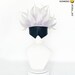 Anime Gojo Satoru Hair Cosplay Anime Manga Cosplay Wigs Halloween Gift ...