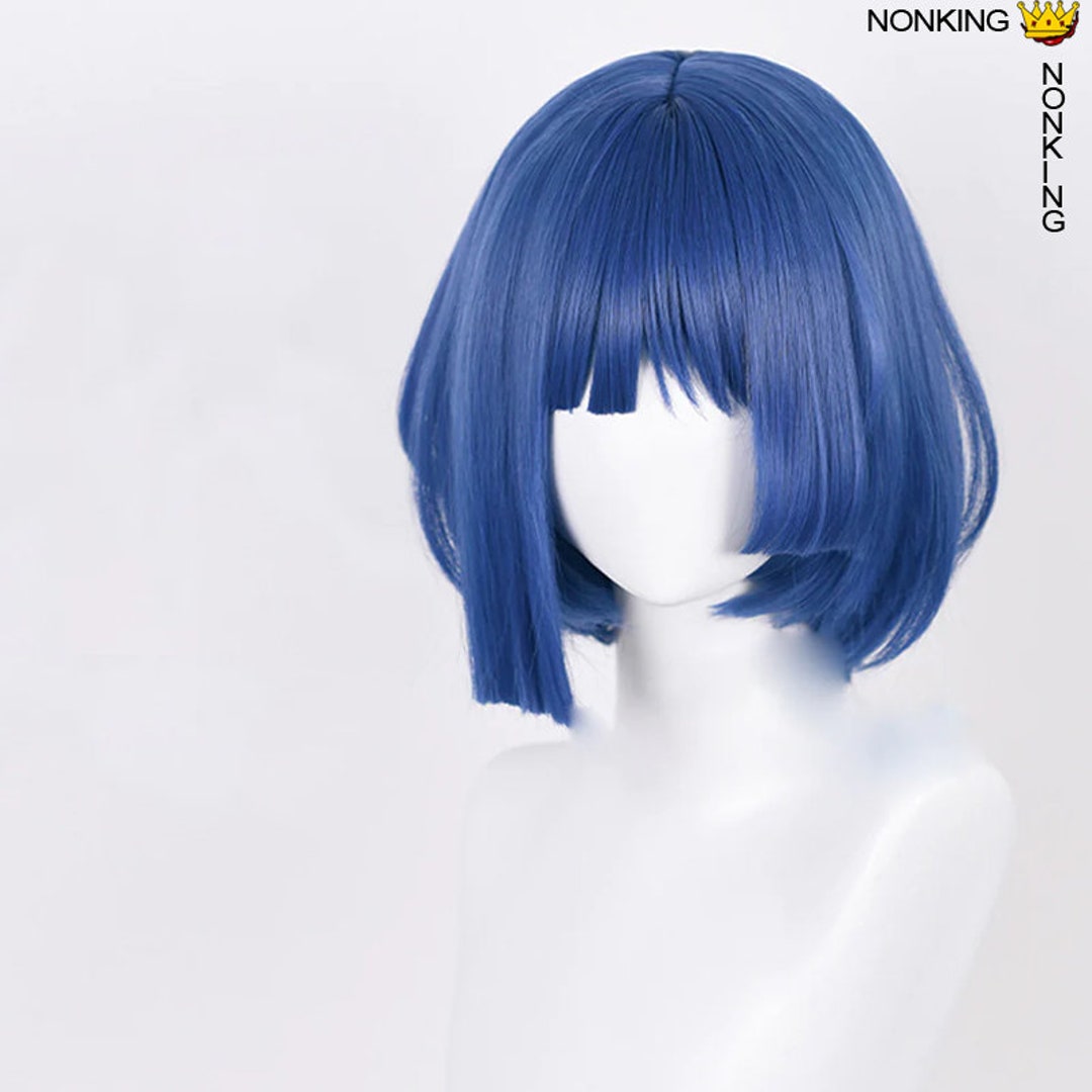 Yamada Ryo Blue Short Cosplay Wig, Yamada Ryo Cosplay Costume ...