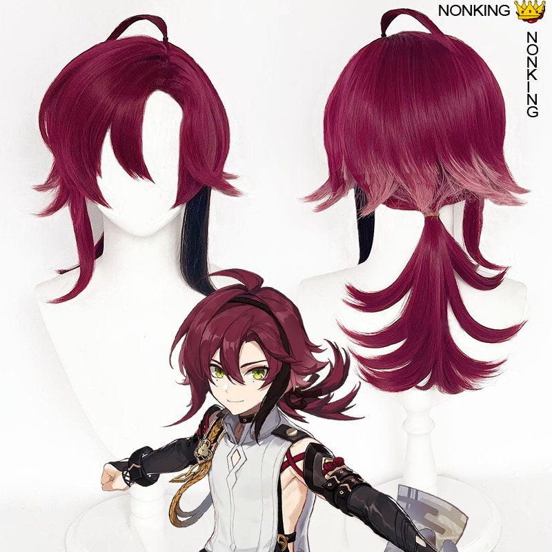 Shikanoin Heizou Hair Cosplay Genshin Impact Cosplay Wigs - Etsy