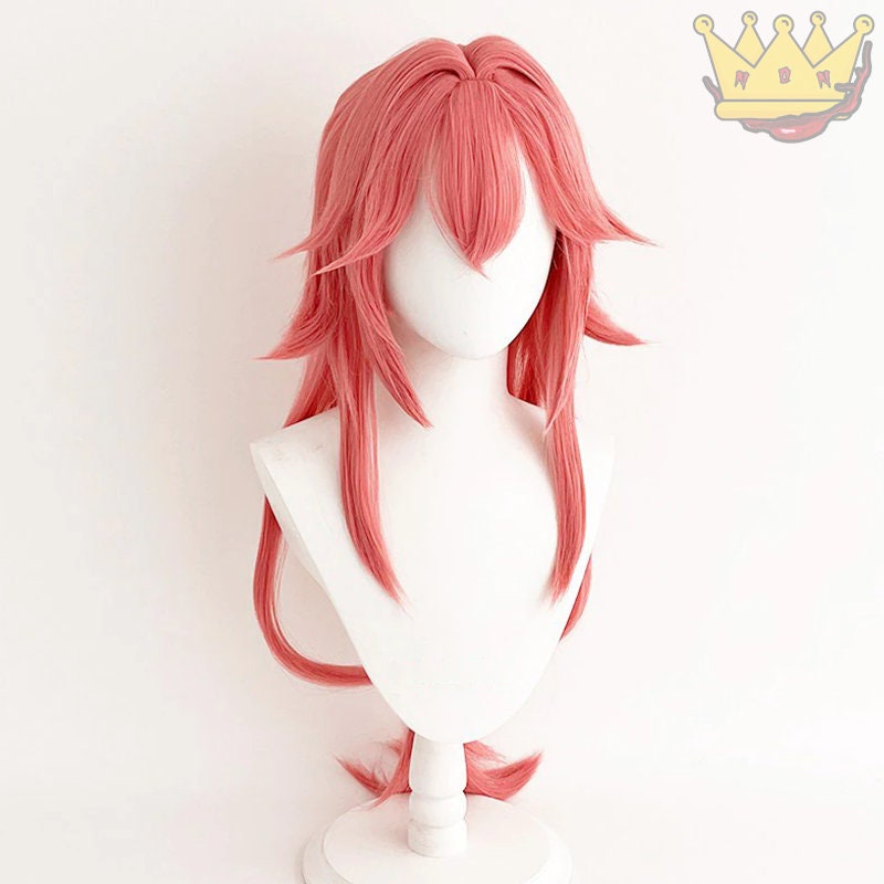Yae Miko Hair Cosplay, Genshin Impact Cosplay Wigs, Game Cosplay ...