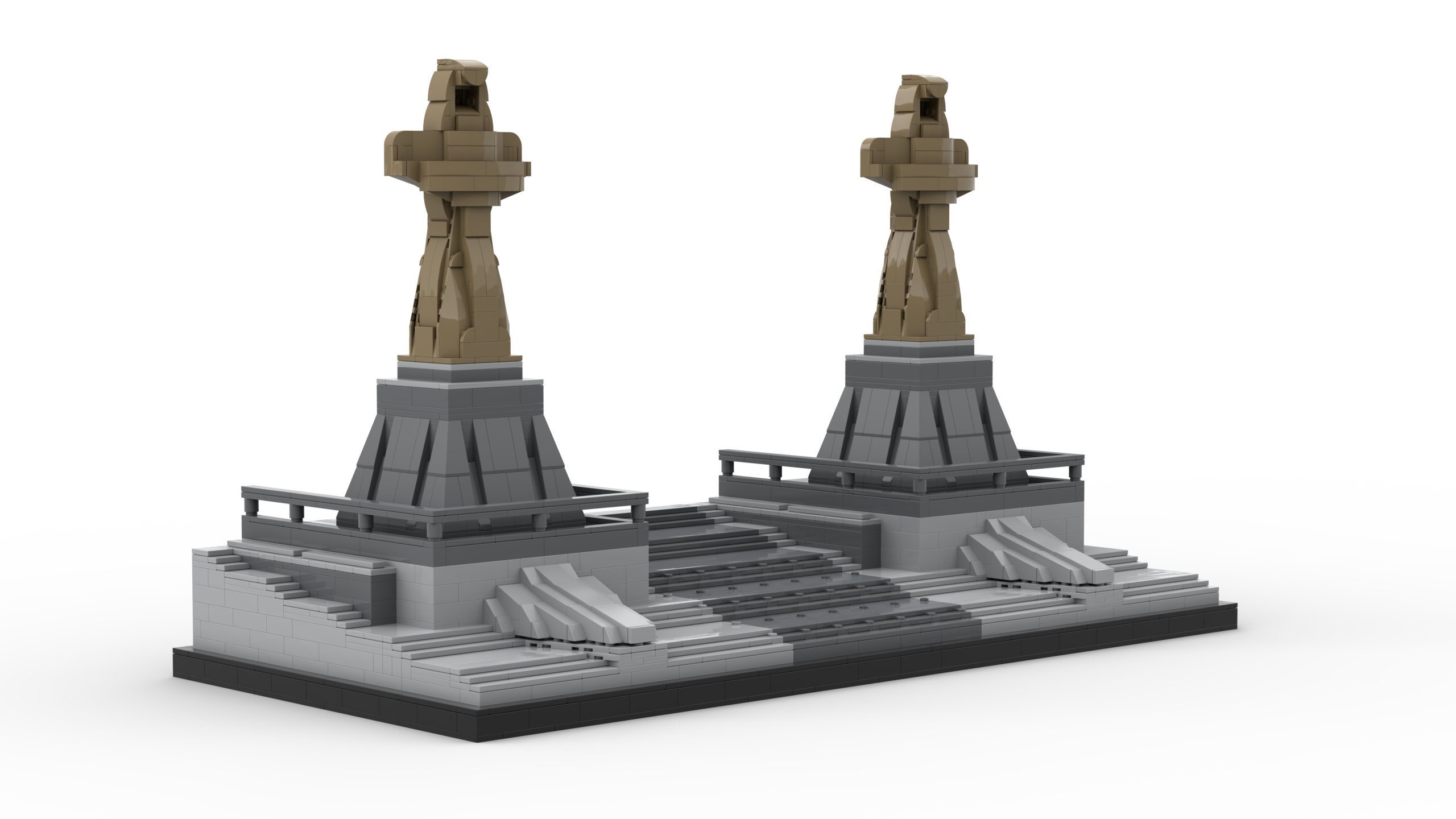 Raid on the Temple Bricks MOC Digital Build Instructions - Etsy