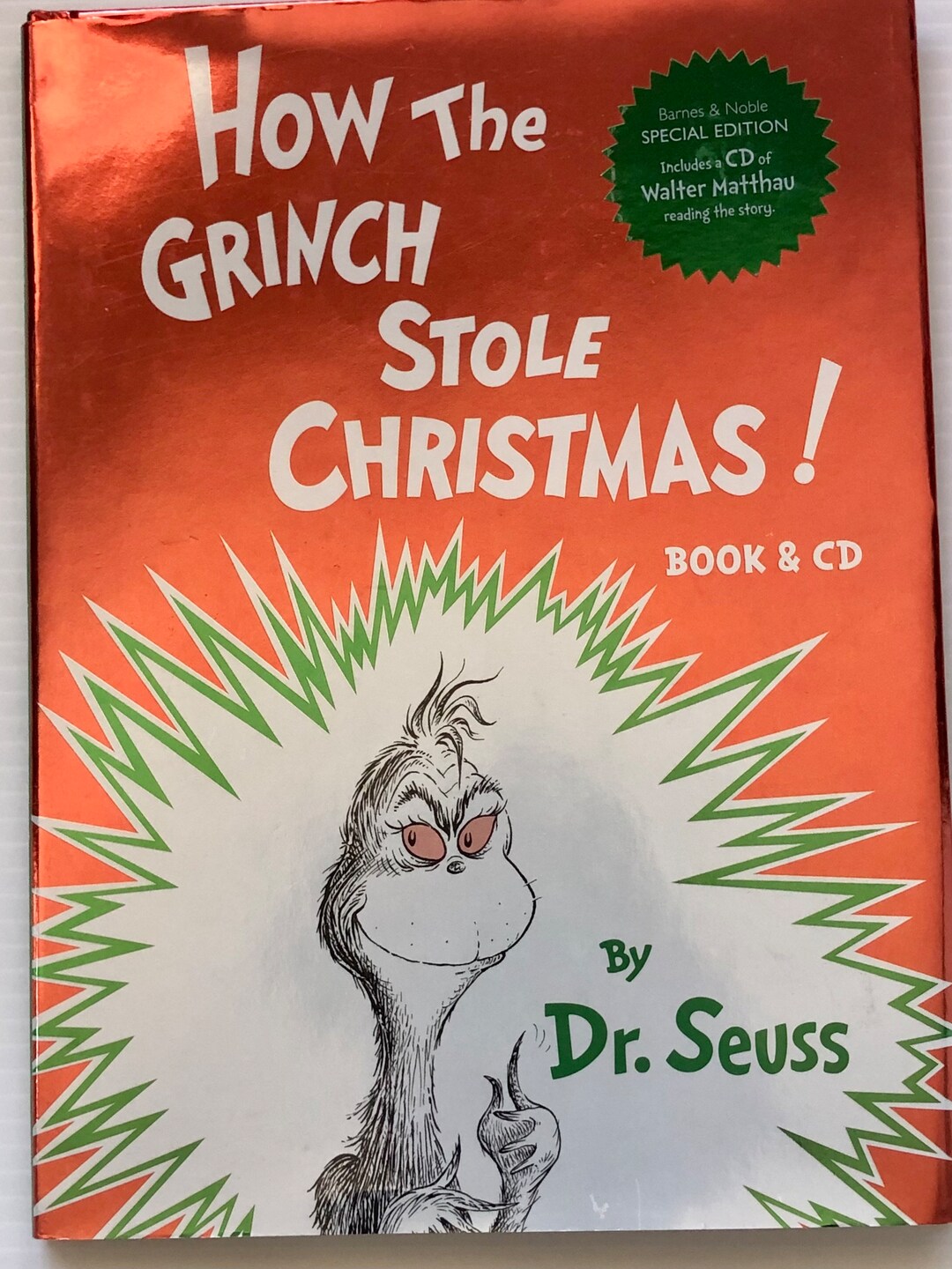How The Grinch Stole Christmas Book Cover