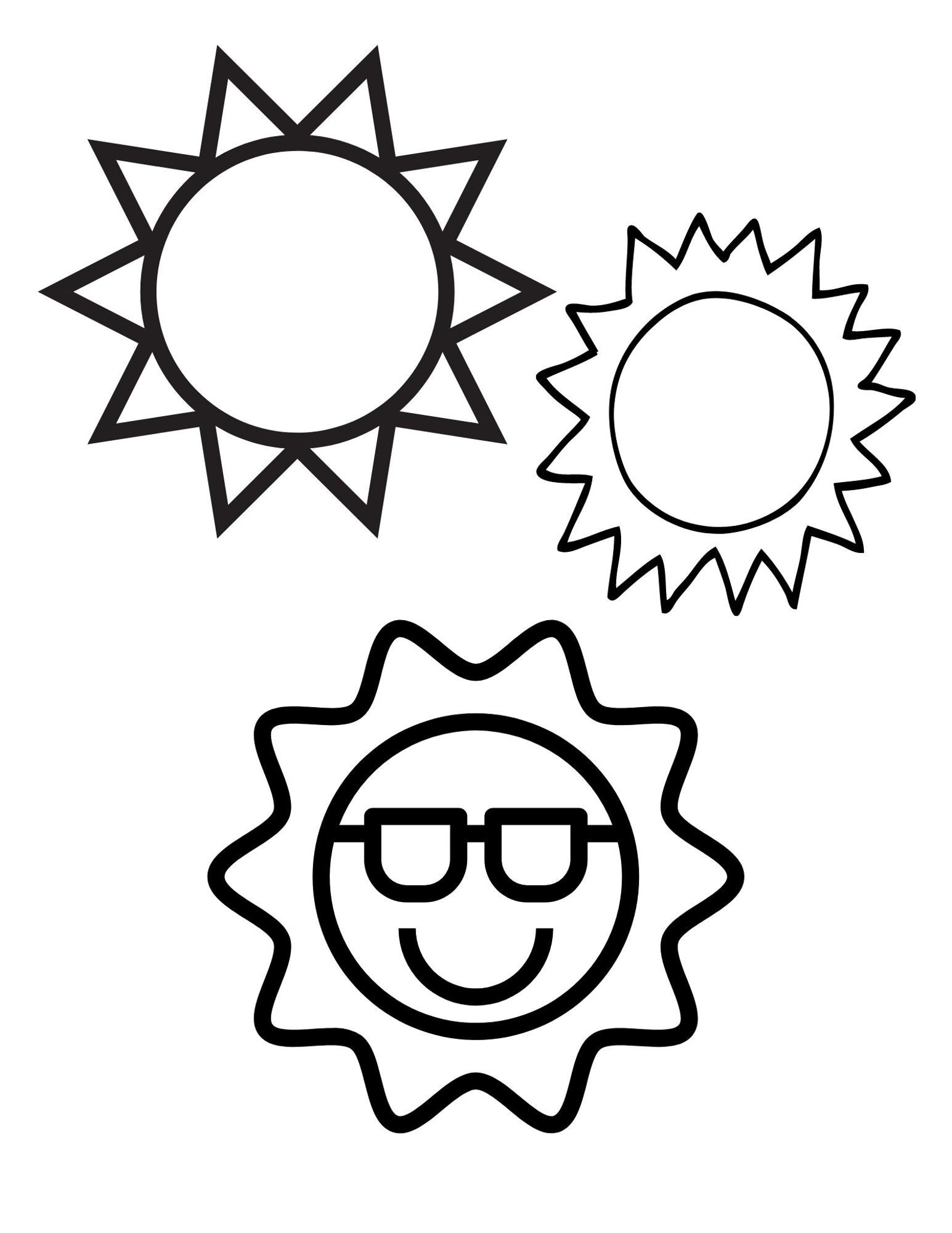 Printable Hello Summer Coloring Pages - Coloring Pages to Download - Etsy